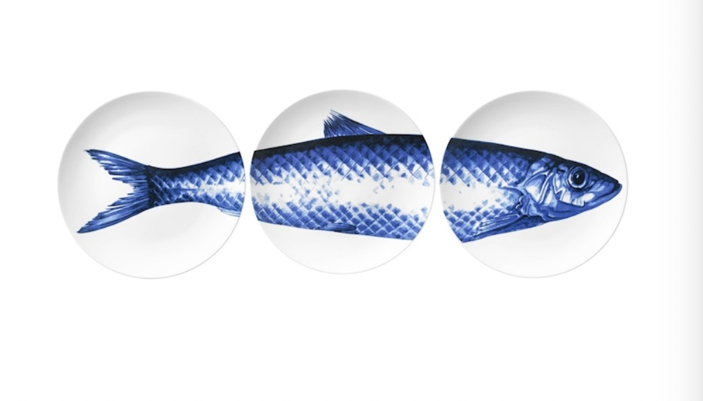 Fish-trio-Dutch-porcelain-plates | Samantha Nass Floral Design ...